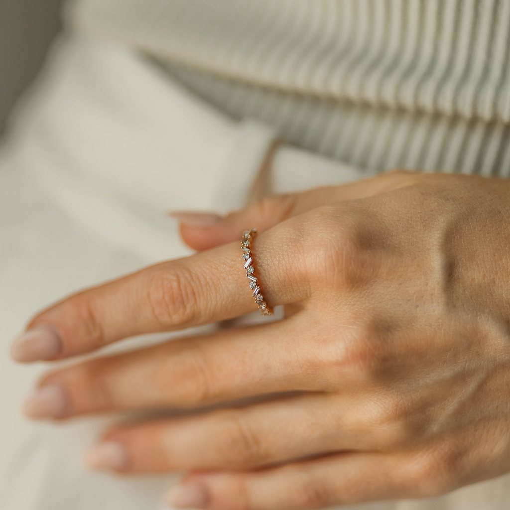 The Danielle Mixed Shape Diamond Wedding Band – katieclark