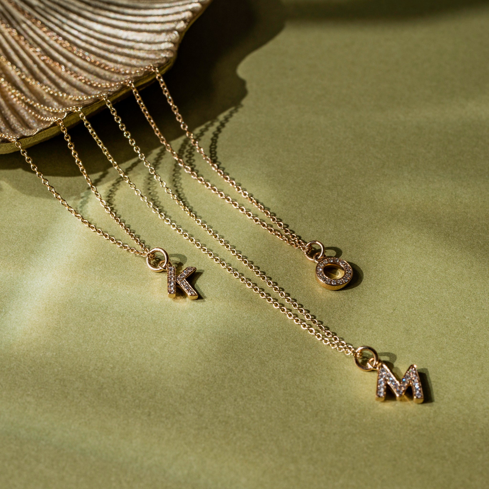 The Diamond Initial Pendant Necklace – katieclark