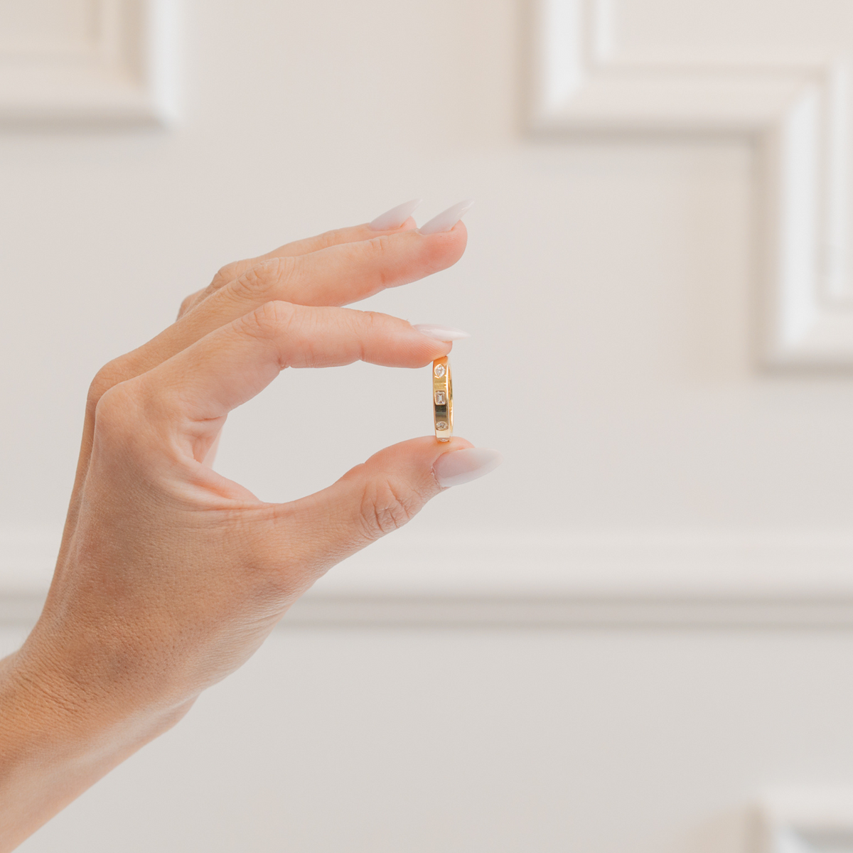 The Meridian Mix Shape Diamond Wedding Band – katieclark