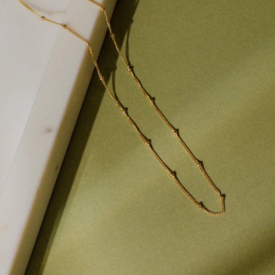 Beaded Edge Necklace – katieclark