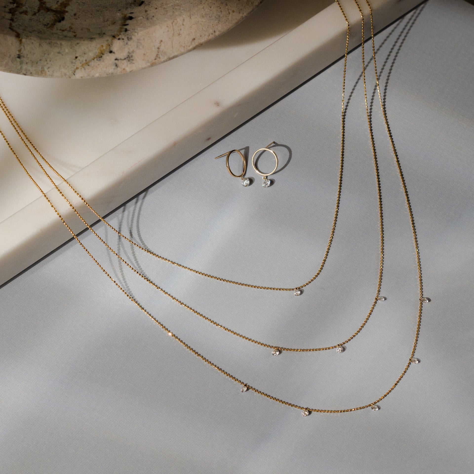 Cloud Interchangeable Triplet Necklace – katieclark